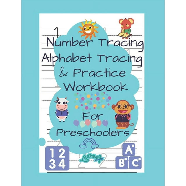 Number Tracing Alphabet Tracing & Practice Workbook for Preschoolers ...