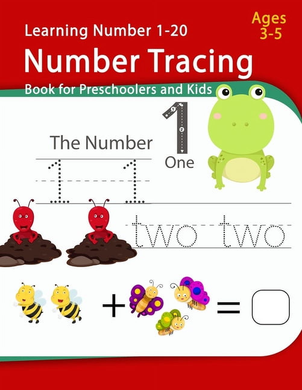 Number Tracing Book For Preschoolers And Kids Ages 3-5: Number ...