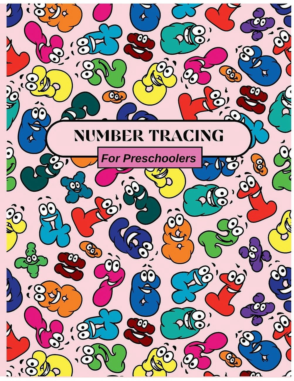Number Tracing Book For Preschoolers: Kids learning activity book for ...