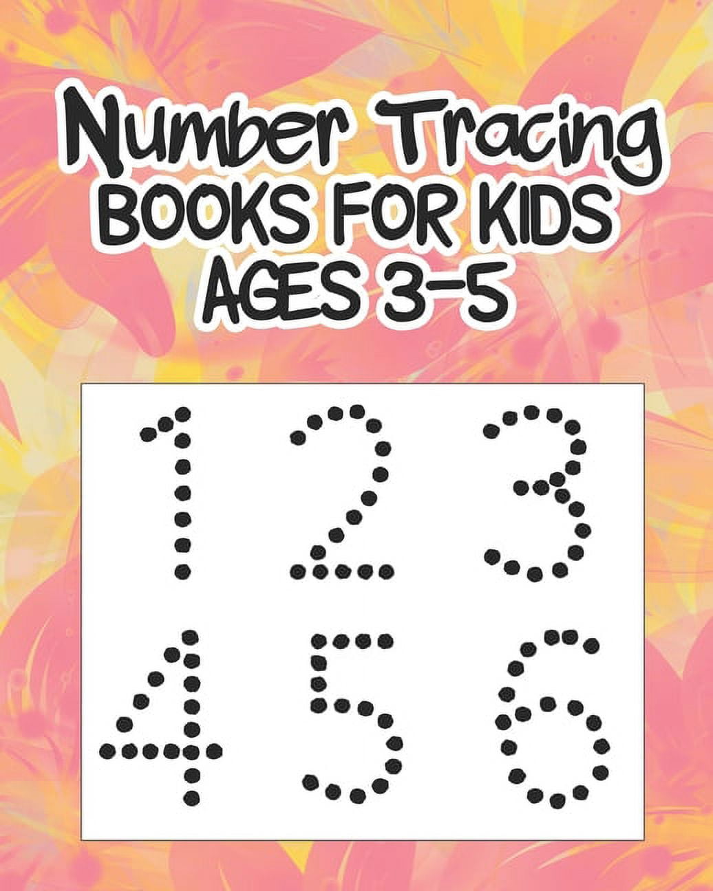 Number Tracing Books For kids Ages 3-5: number tracing book for ...