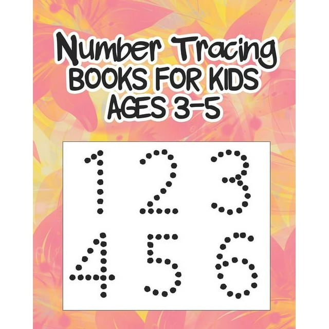 Number Tracing Books For kids Ages 3-5: number tracing book for ...