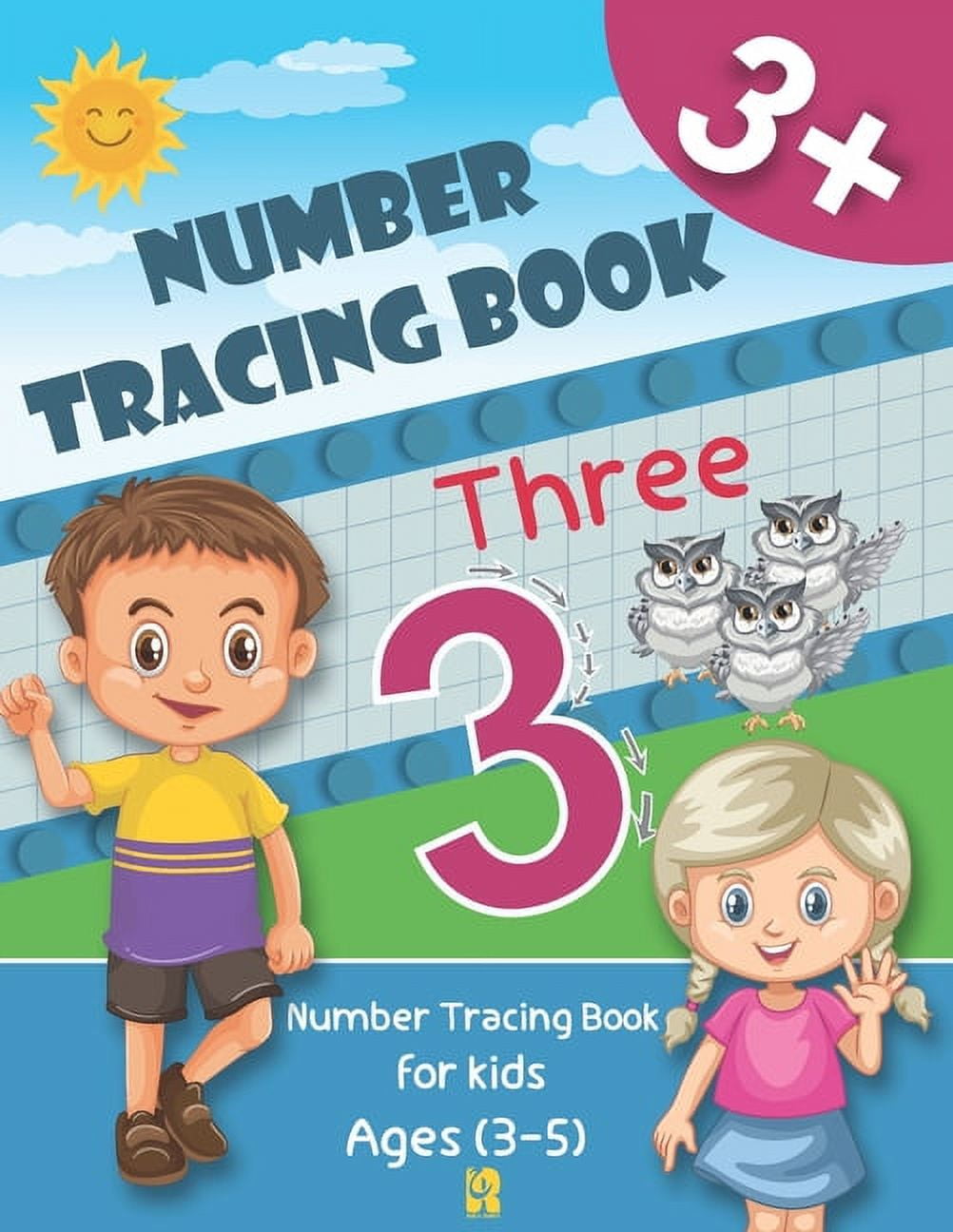 Number Tracing Books for Kids Ages 3-5: Trace Numbers Practice Workbook ...