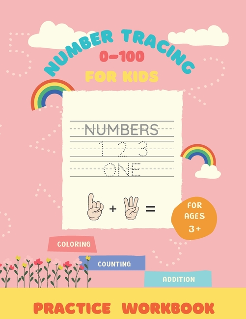 Number Tracing Workbook and Coloring: Learn to Counting: Practice for ...