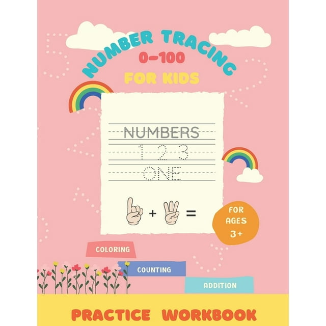 Number Tracing Workbook and Coloring: Learn to Counting: Practice for ...
