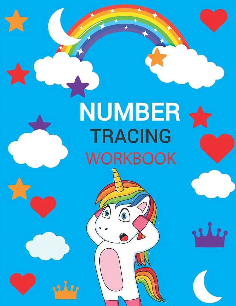 Number Tracing Workbook: Number tracing books for kids ages 3-5, Number ...