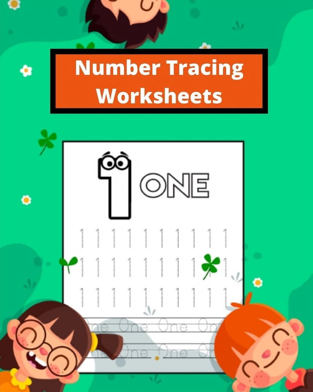 Number Tracing Worksheets: Number Tracing Book for Preschoolers and ...