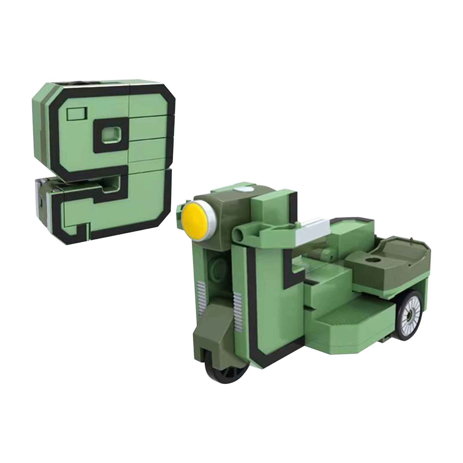 Number Transforming Toys Military Robot for Toddlers, STEM Learning ...