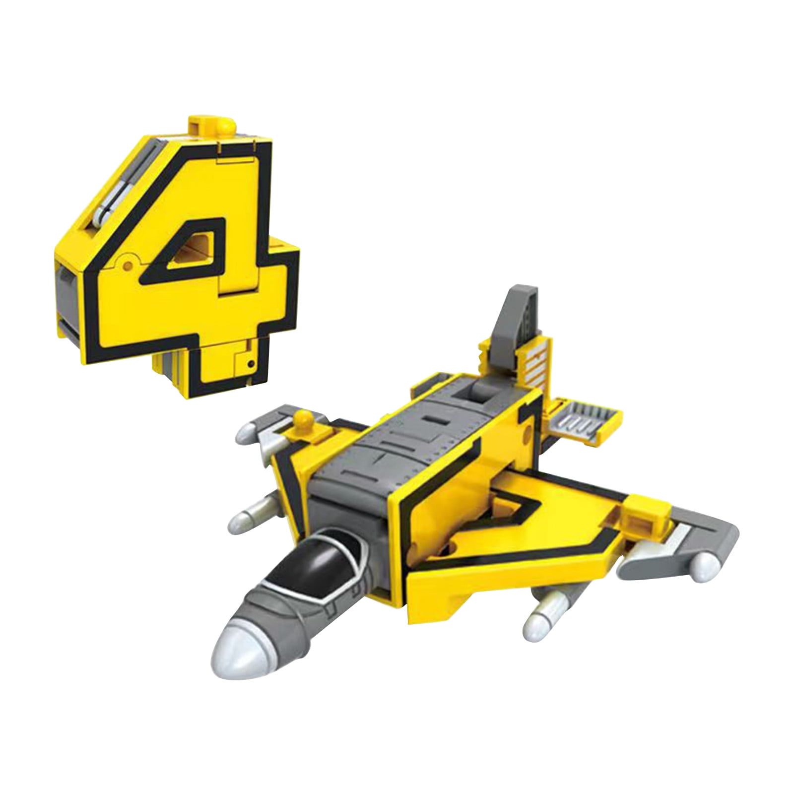 Number Transforming Toys Military Robot for Toddlers, STEM Learning ...