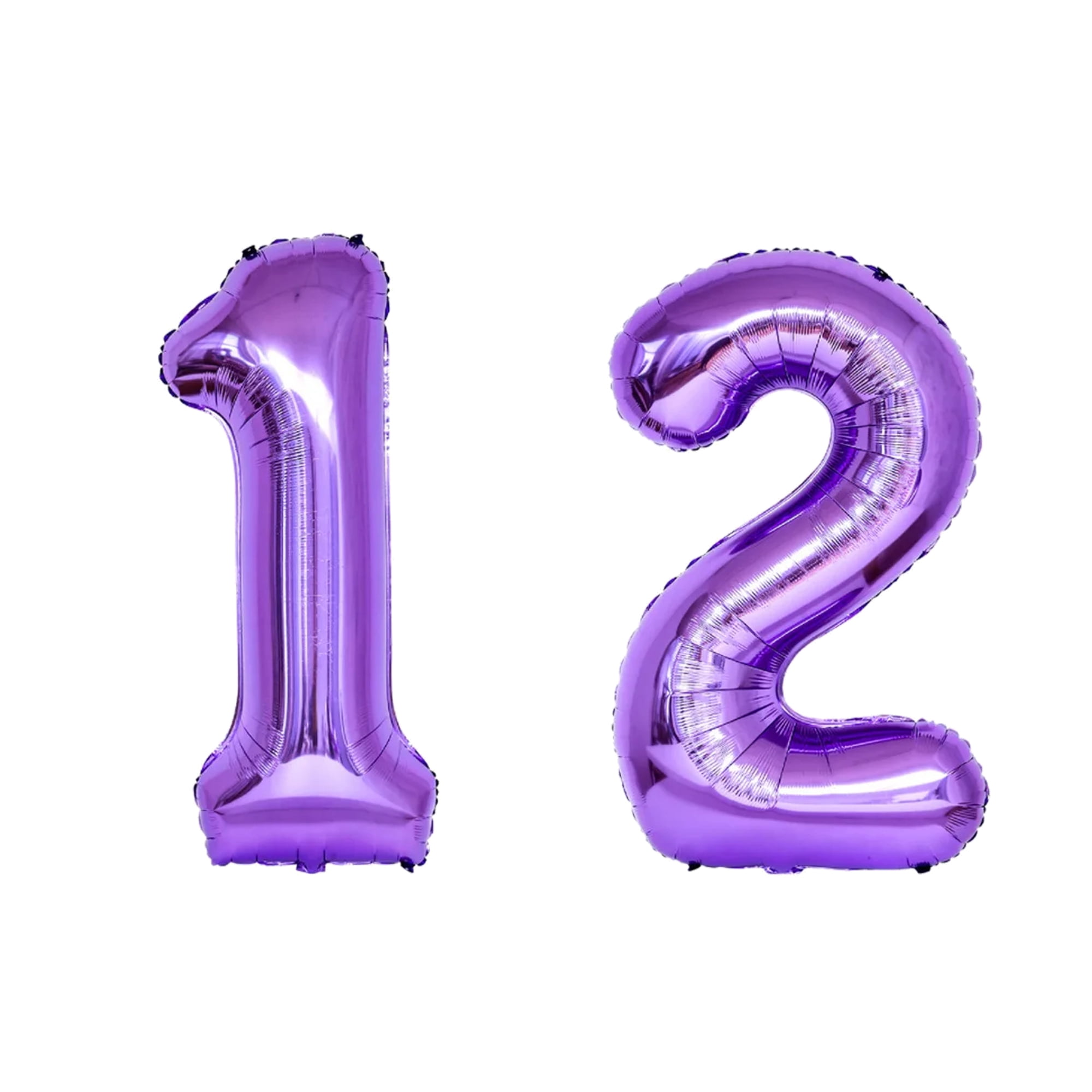 Number Twelve Balloon Purple Number 12 Balloon 32" Large Event Supply ...