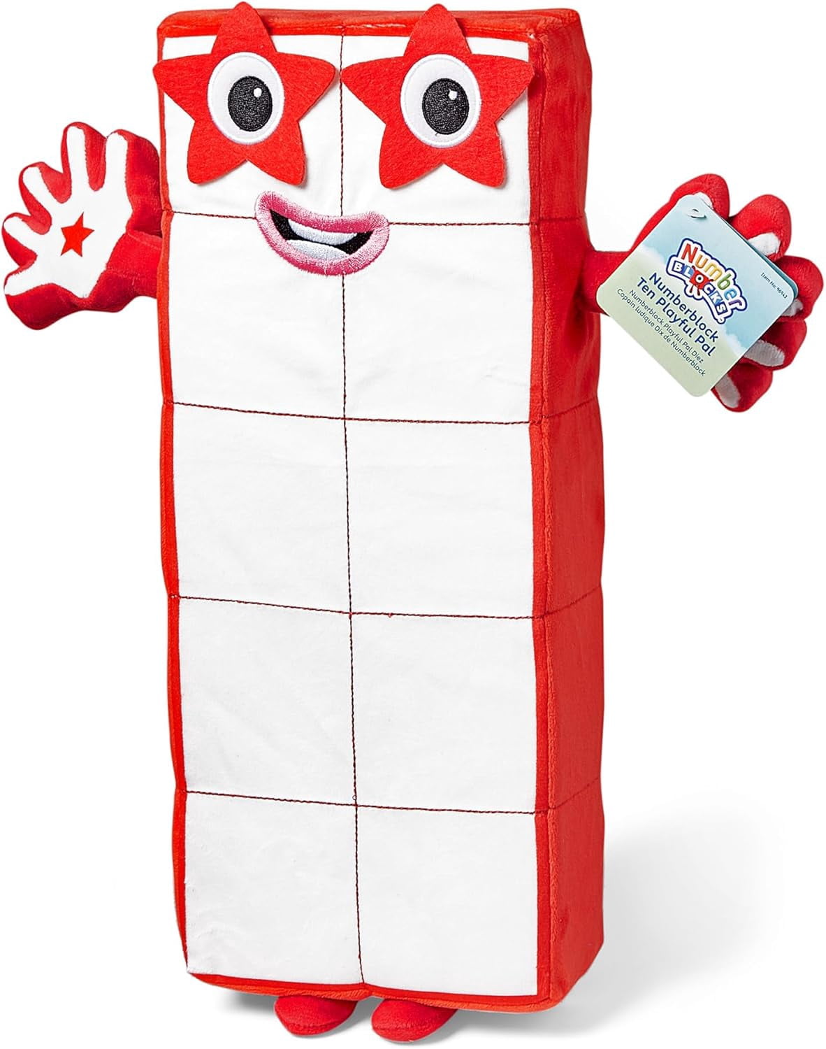 Numberblock Ten ful Pal, Plush Figure Toys, Numbers for Toddlers ...