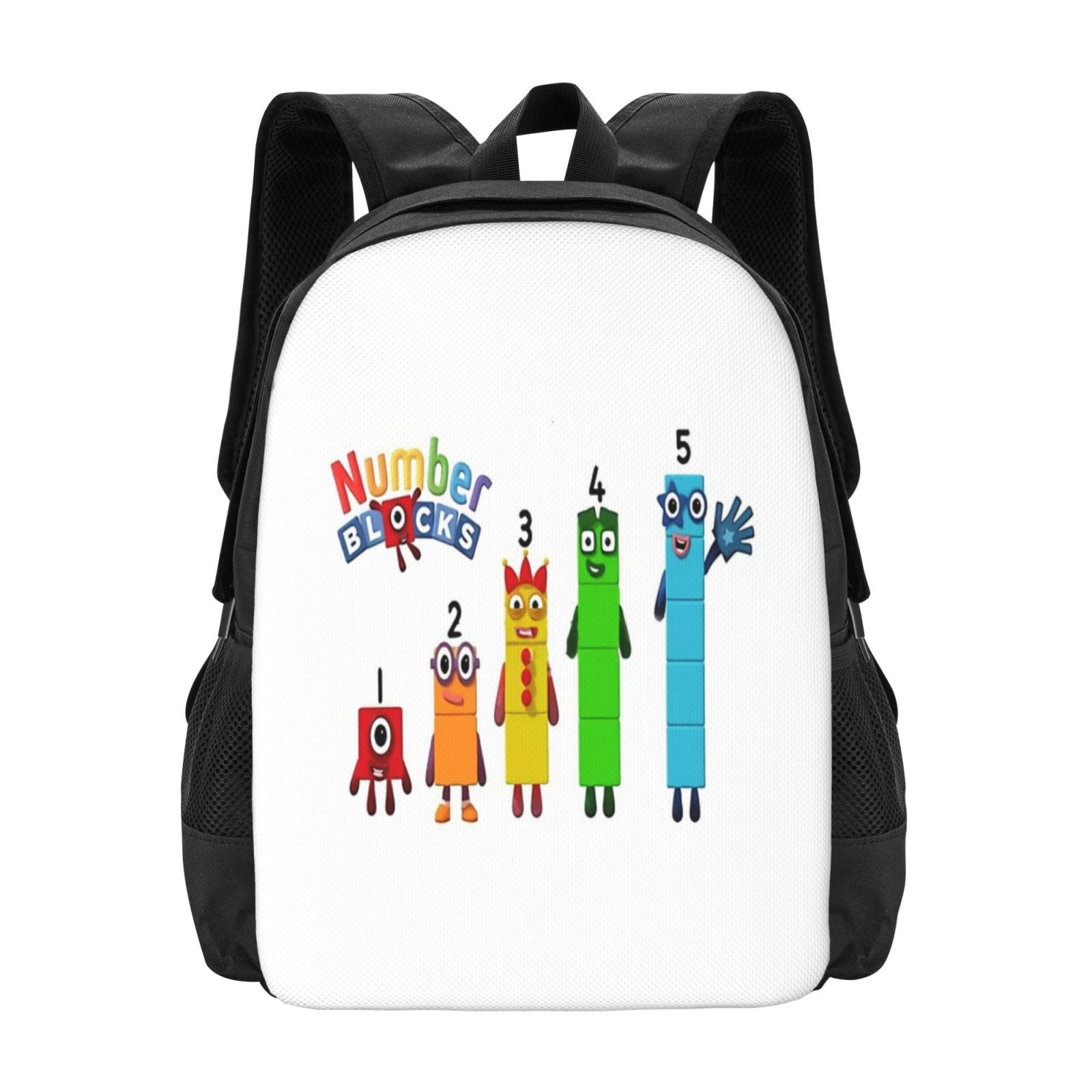 Numberblocks 1-5 Backpack Fashion Travel Backpack Laptop Backpack 16 ...