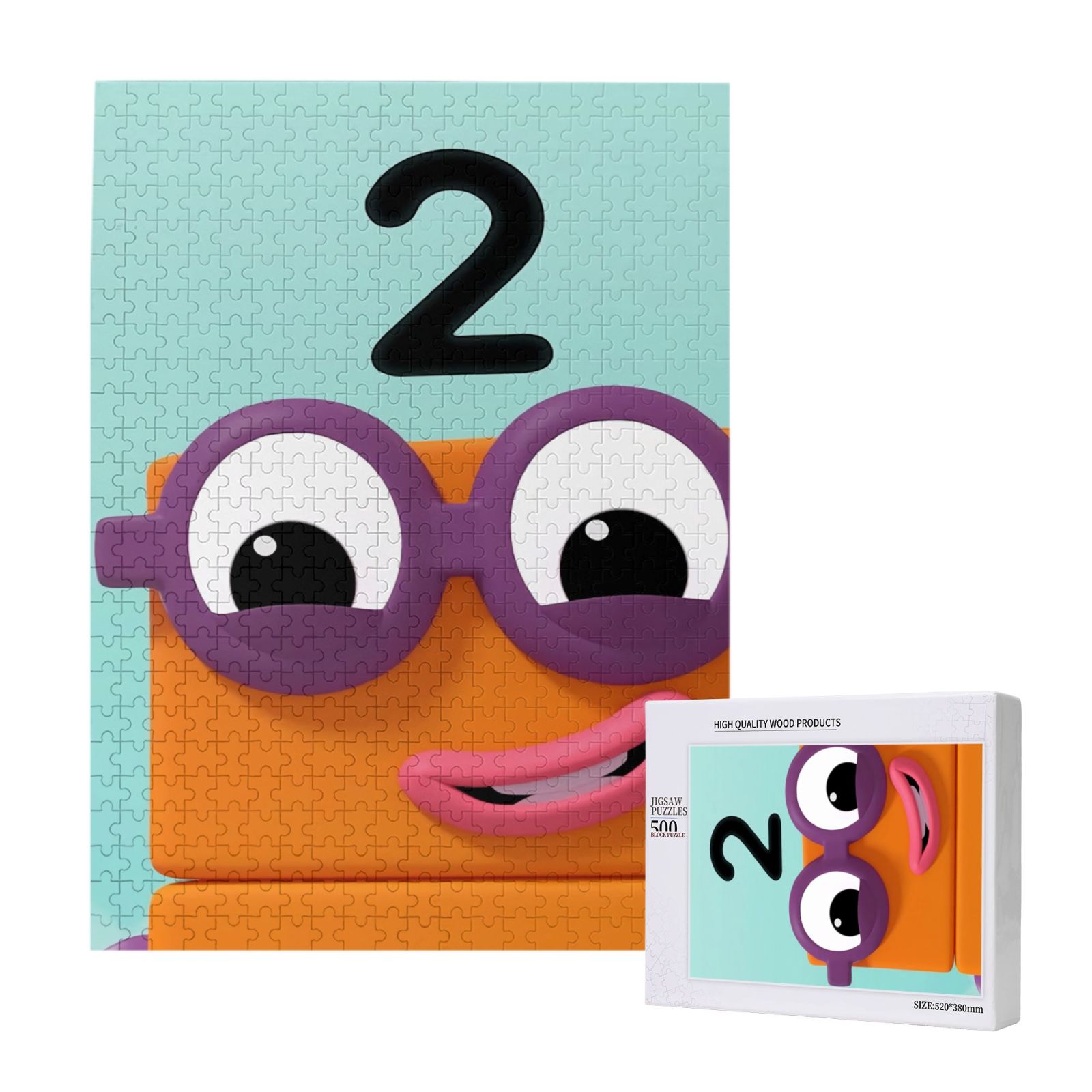 Numberblocks 300 500 1000 Piece Jigsaw Puzzle, Funny Family Game Boys ...