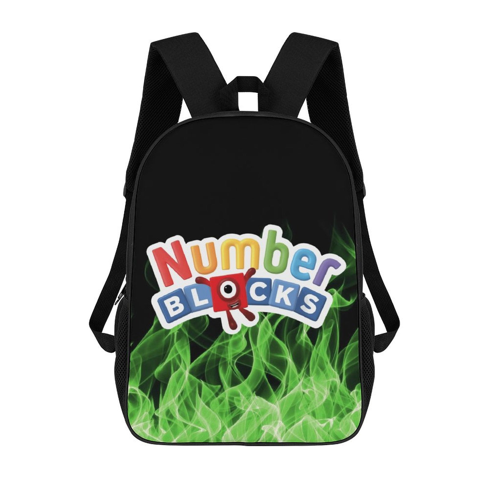 Numberblocks Backpack, 17 Inch Laptop Backpack, Water-Resistant BookBag ...
