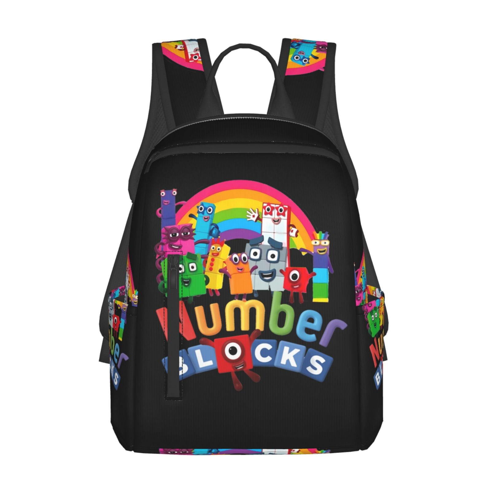 Numberblocks Backpack 3D Print Lightweight Bookbag Casual Sport Daypack ...
