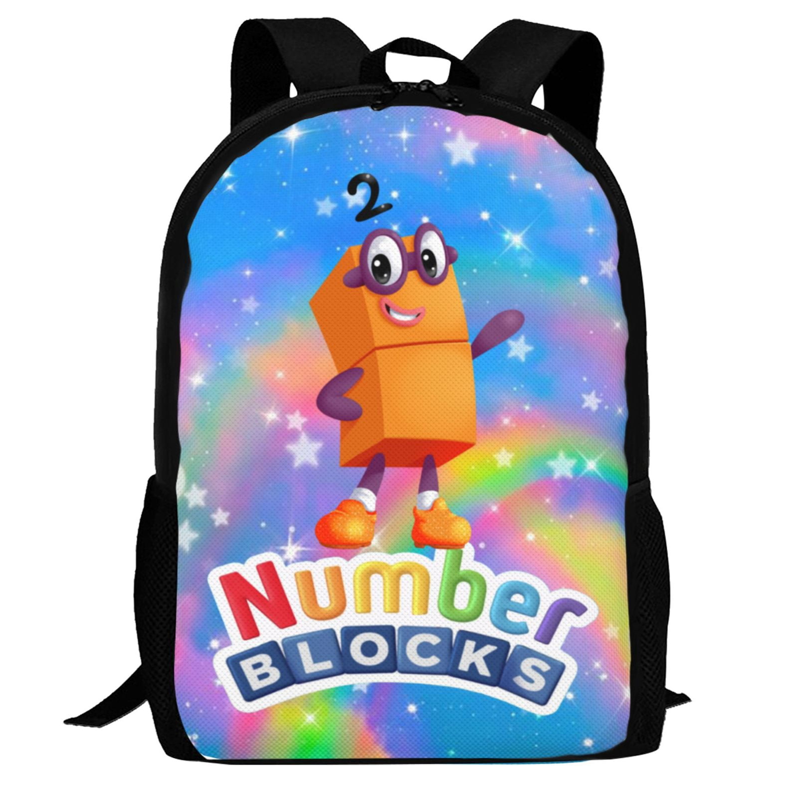 Numberblocks Backpack,3d Prin Laptop Backpack Lightweight Casual ...