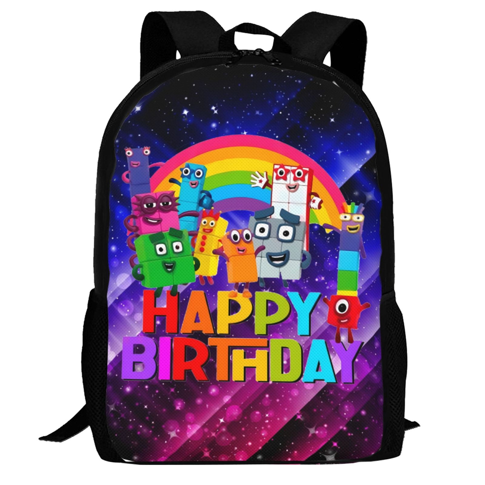 Numberblocks Backpack,3d Prin Laptop Backpack Lightweight Casual ...