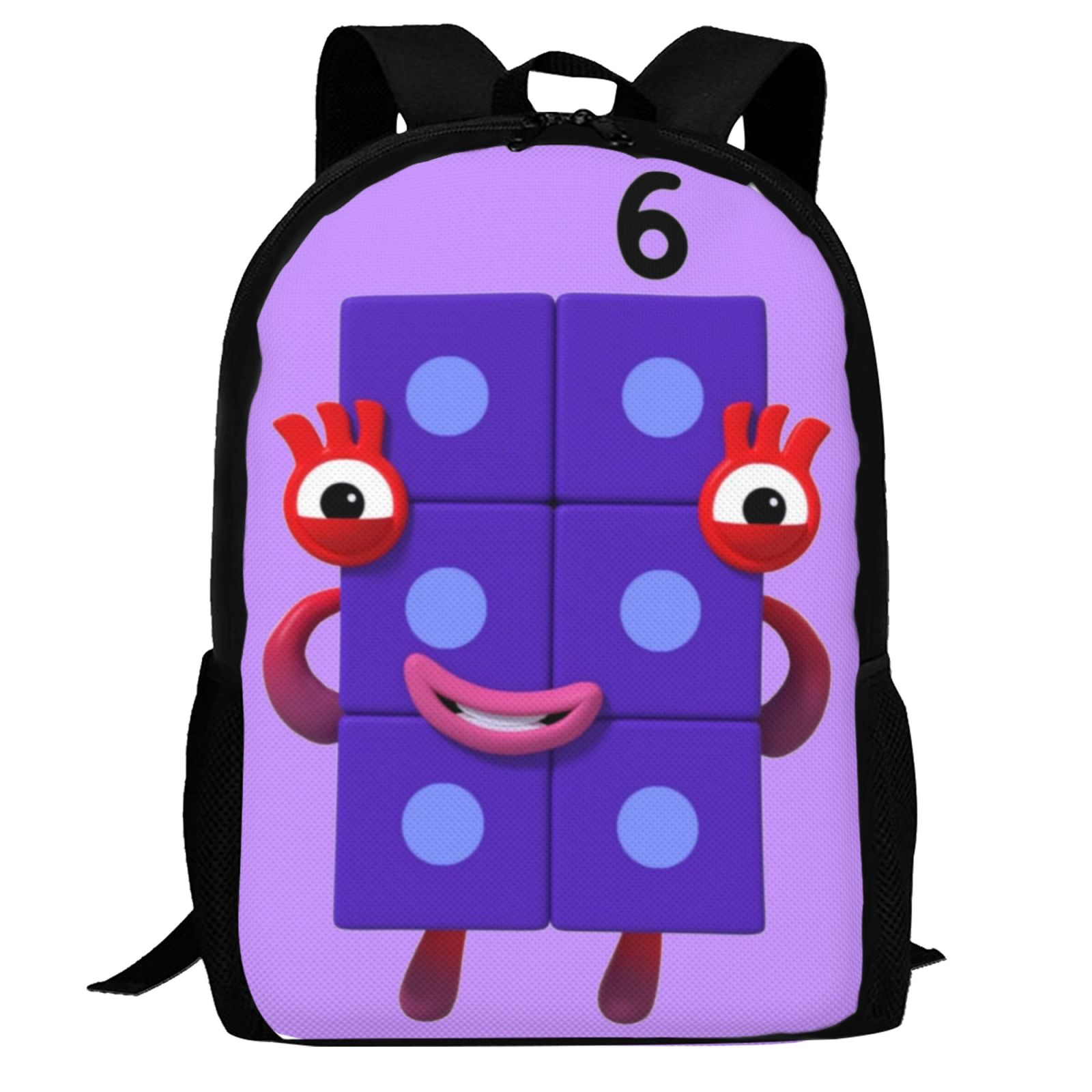 Numberblocks Backpack,3d Prin Laptop Backpack Lightweight Casual ...