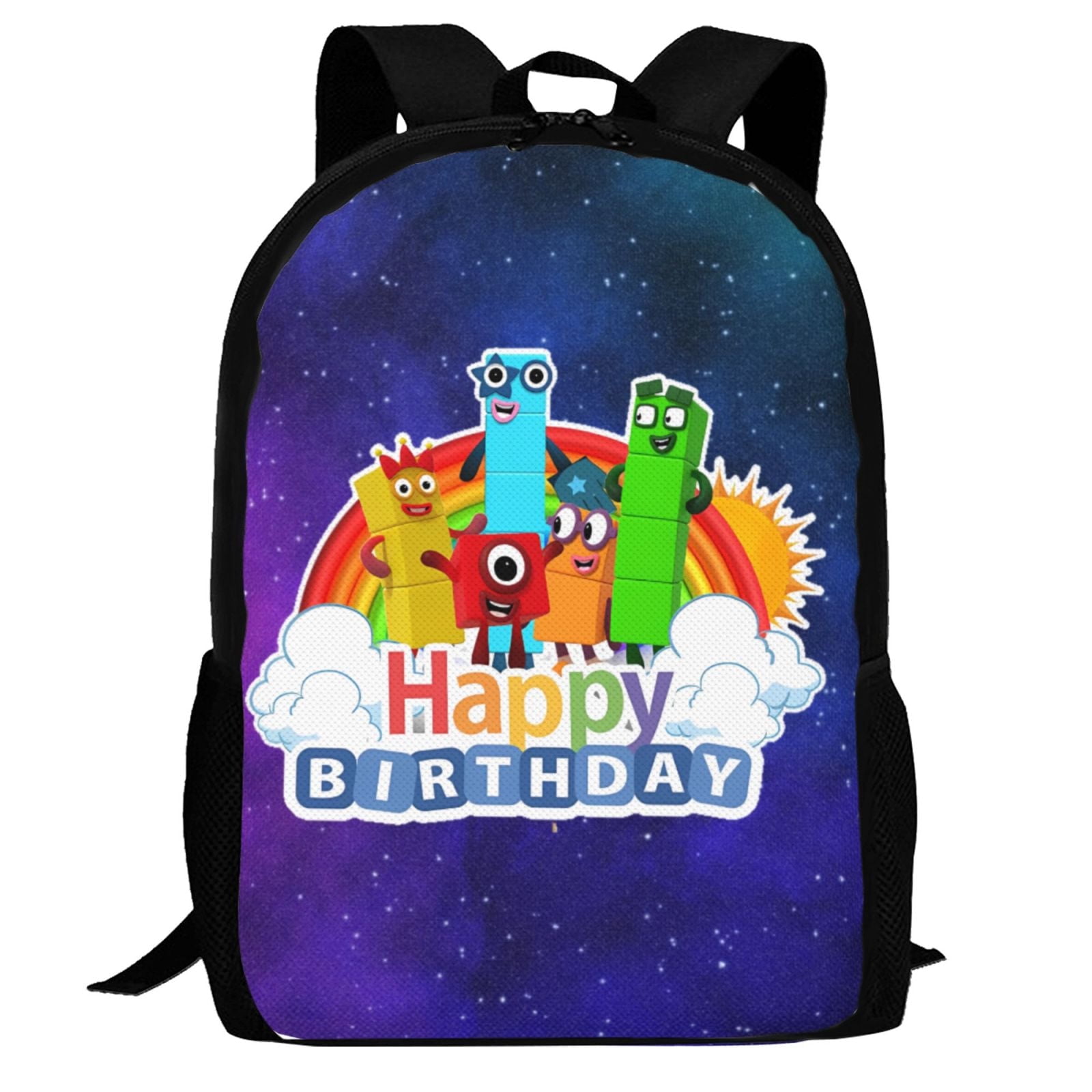 Numberblocks Backpack,3d Prin Laptop Backpack Lightweight Casual ...