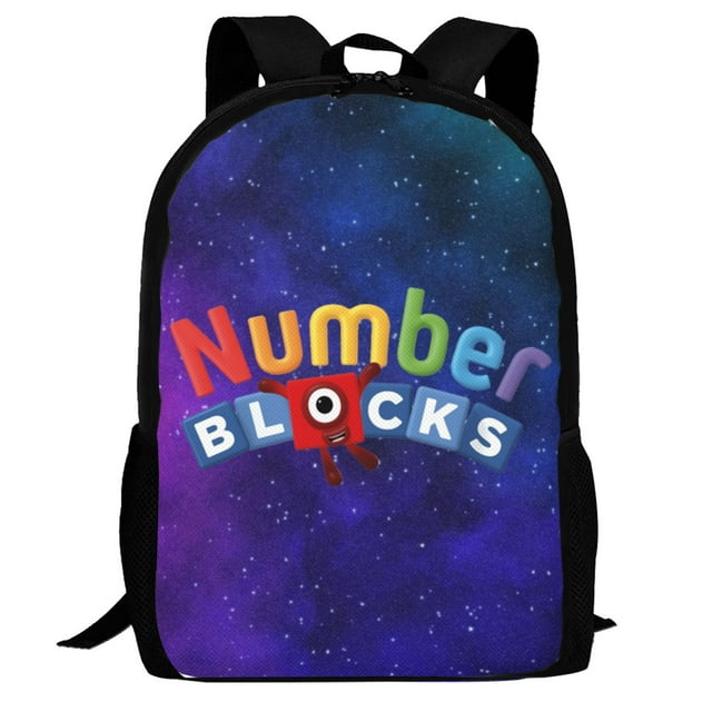 Numberblocks Backpack,3d Print Laptop Backpack Lightweight Casual ...