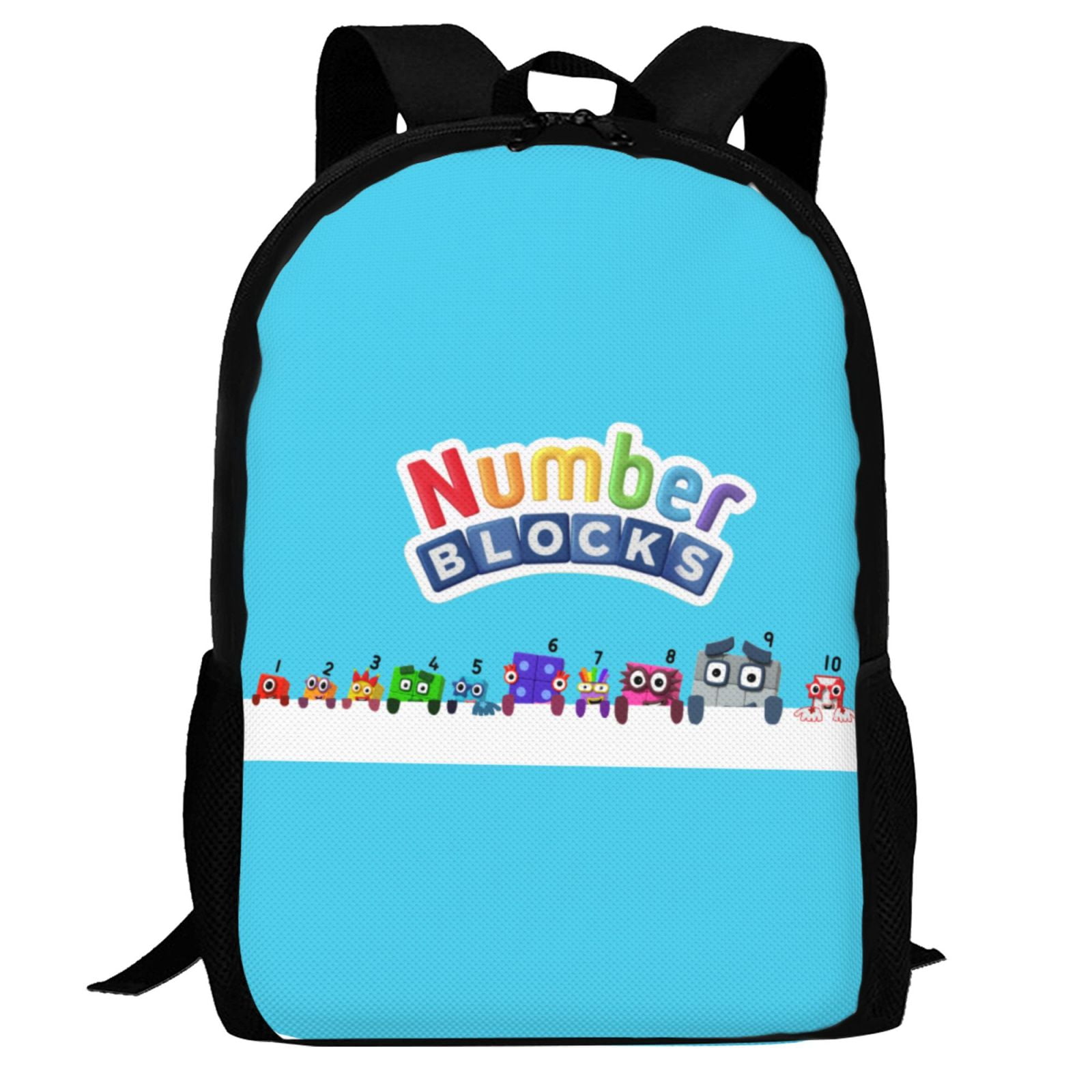 Numberblocks Backpack,3d Print Laptop Backpack Lightweight Casual ...