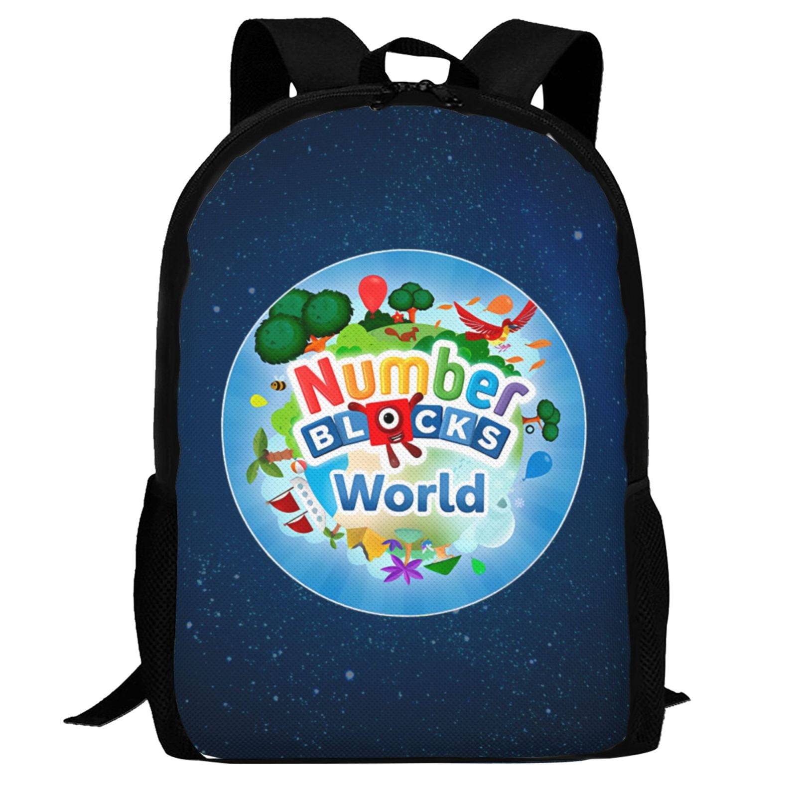 Numberblocks Backpack,3d Print Laptop Backpack Lightweight Casual ...