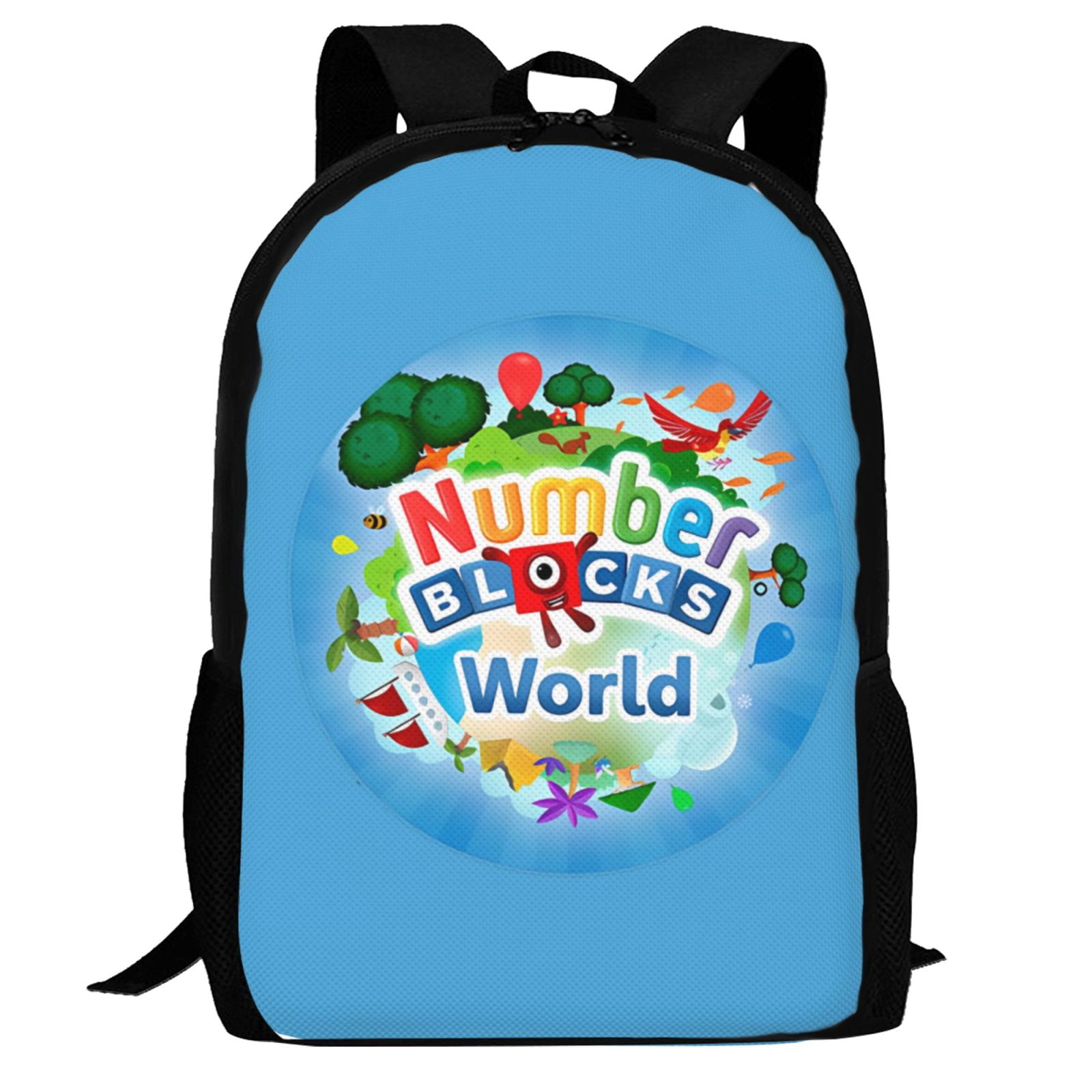 Numberblocks Backpack,3d Print Laptop Backpack Lightweight Casual ...