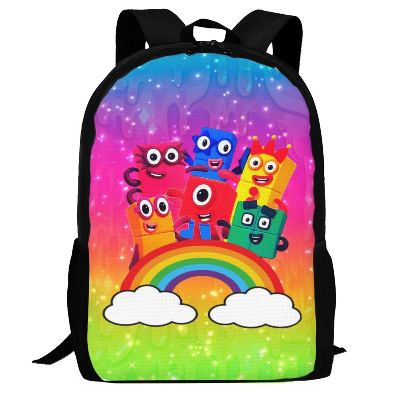 Numberblocks Backpack,3d Print Laptop Backpack Lightweight Casual ...
