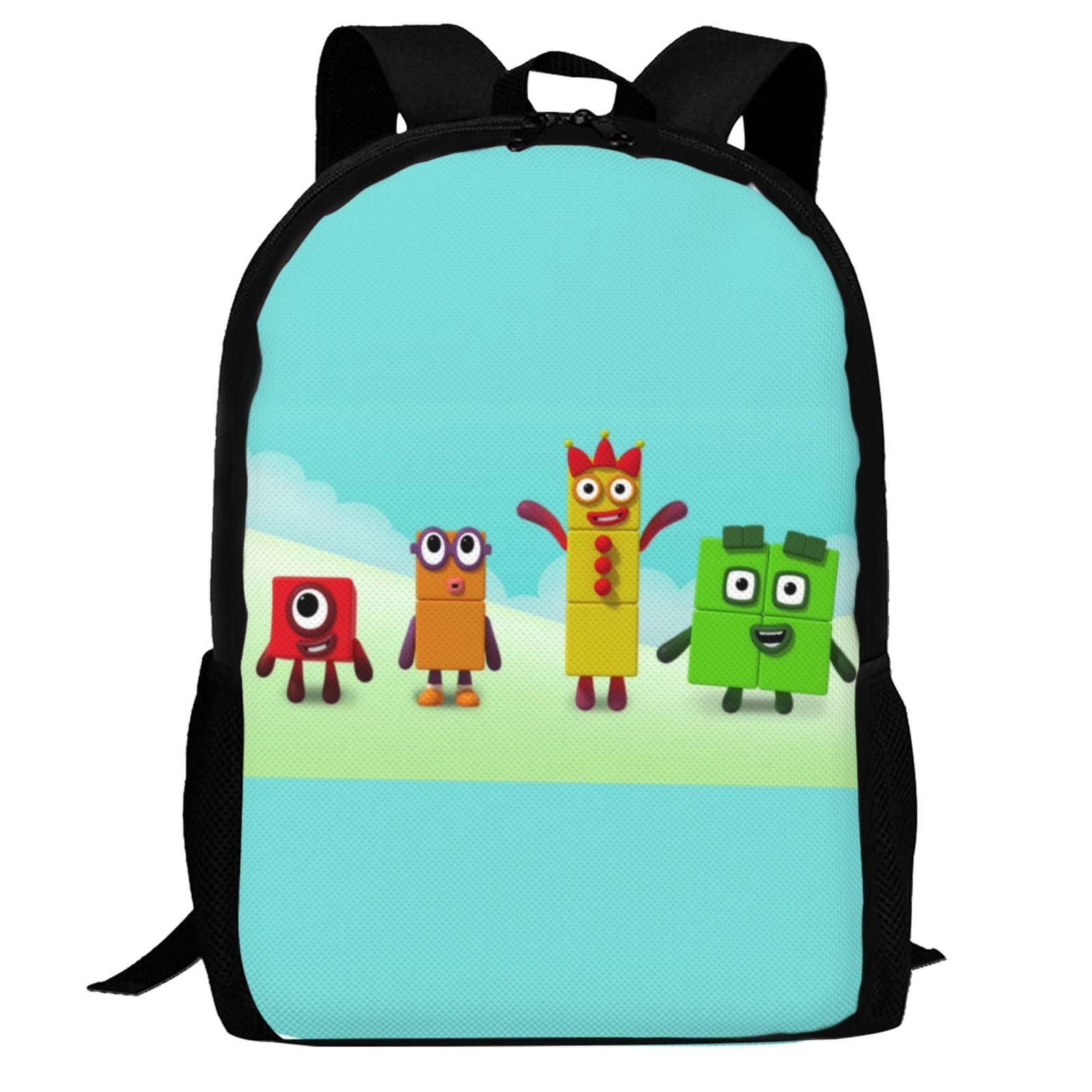 Numberblocks backpack, 3D print laptop backpack lightweight casual ...