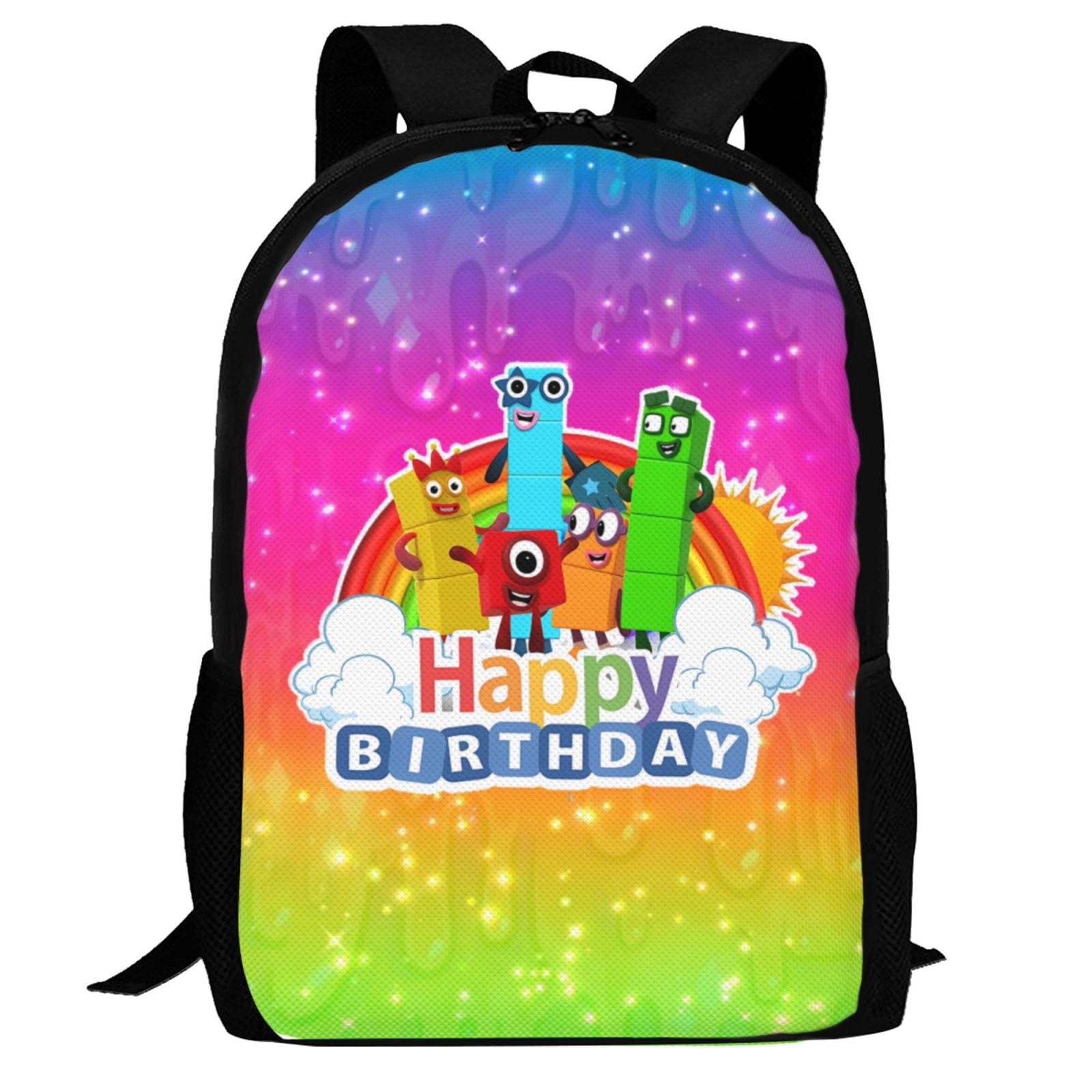 Numberblocks Backpack,3d Print Laptop Backpack Lightweight Casual ...