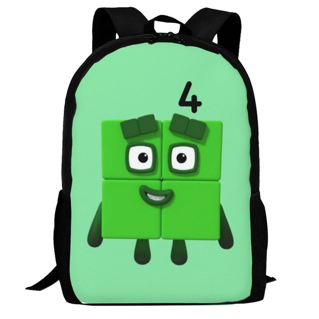 Numberblocks Backpack,3d Print Laptop Backpack Lightweight Casual ...
