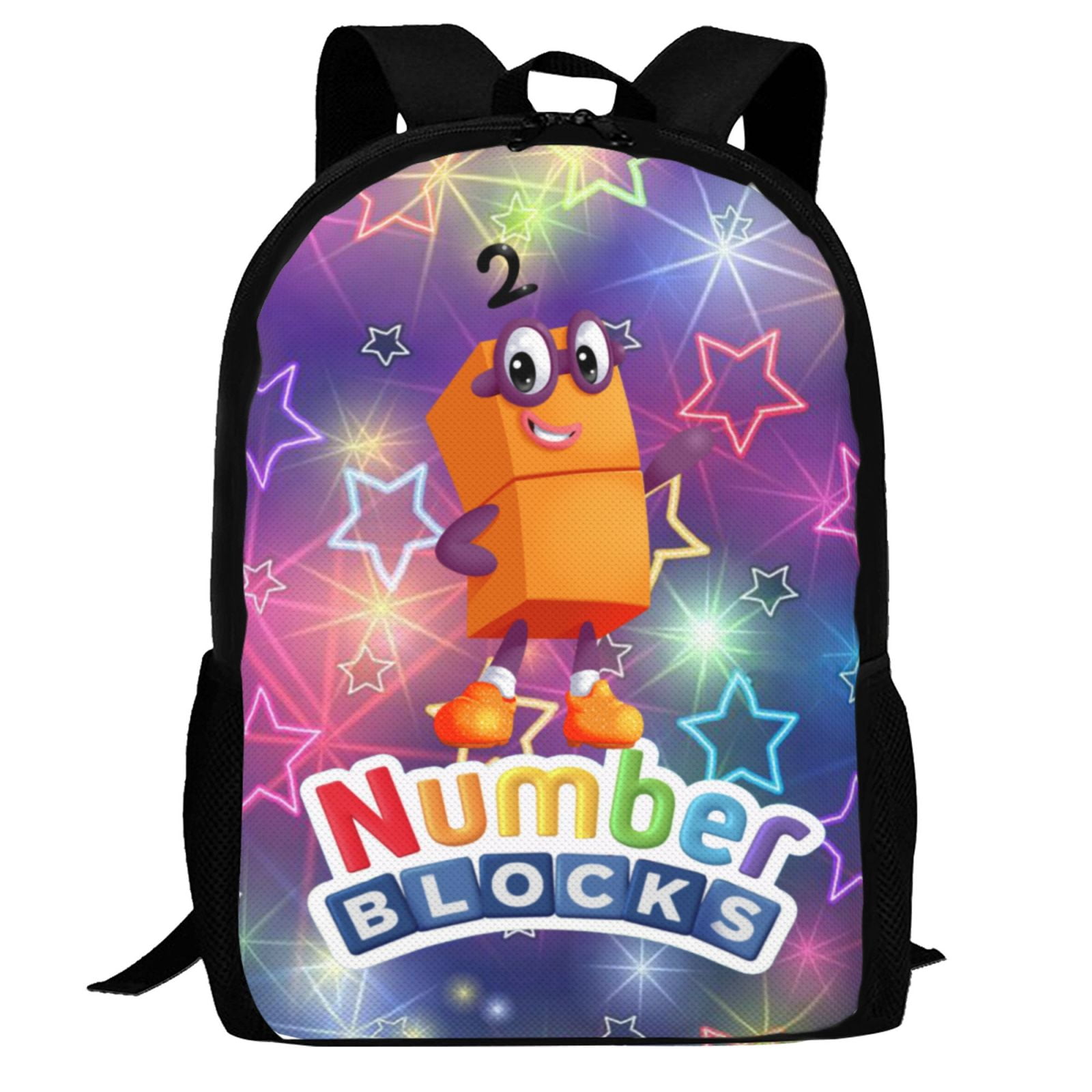 Numberblocks Backpack,3d Print Laptop Backpack Lightweight Casual ...