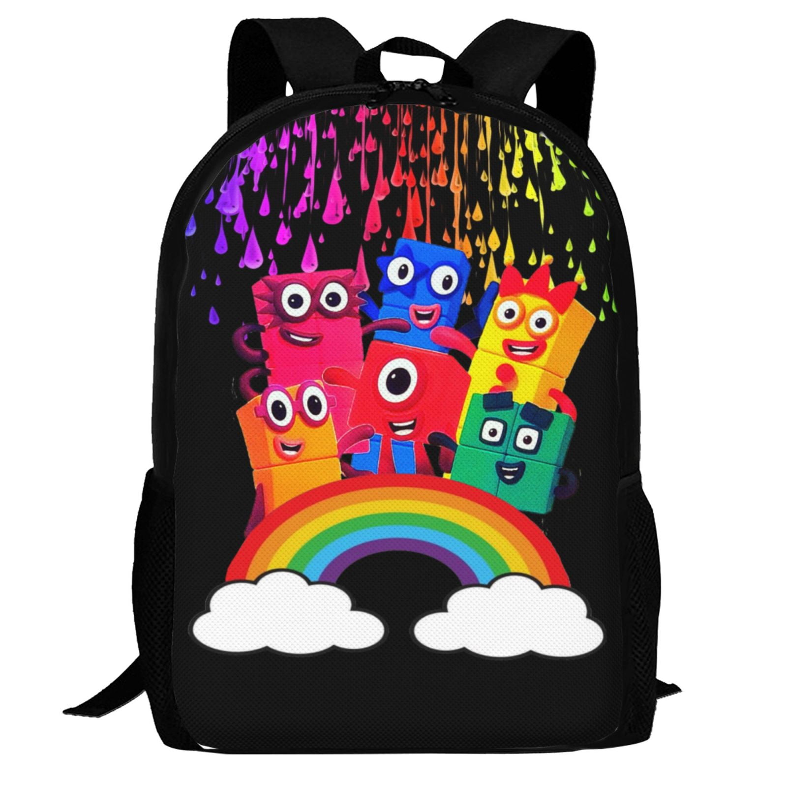 Numberblocks Backpack,3d Print Laptop Backpack Lightweight Casual ...