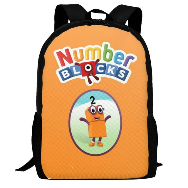 Numberblocks Backpack,3d Print Laptop Backpack Lightweight Casual ...