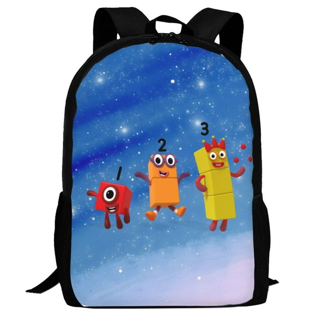 Numberblocks Backpack,3d Print Laptop Backpack Lightweight Casual ...