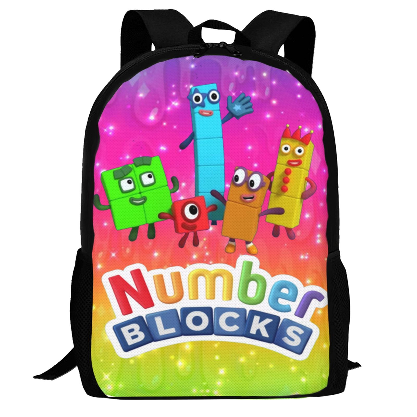 Numberblocks Backpack,3d Print Laptop Backpack Lightweight Casual ...