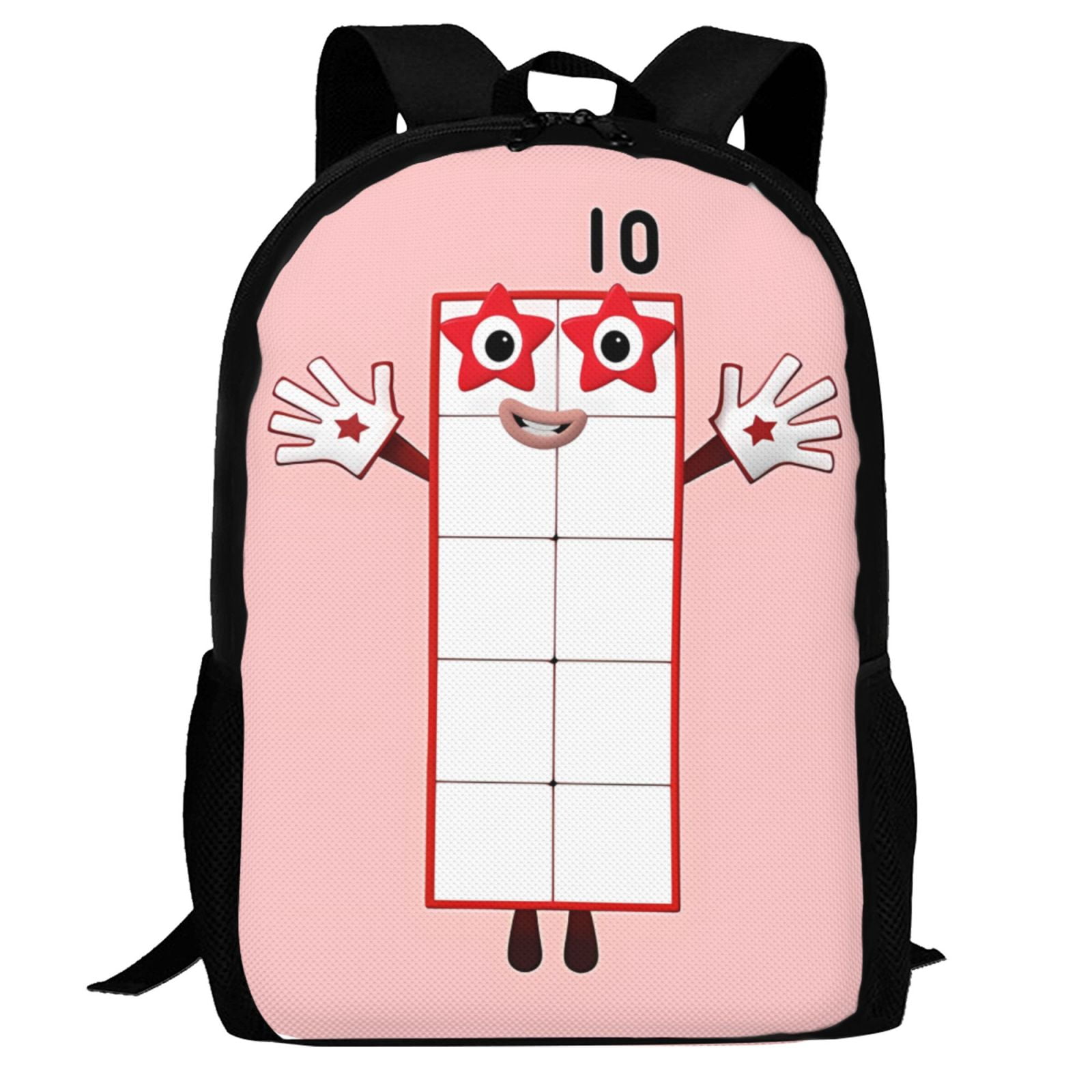 Numberblocks Backpack,3d Print Laptop Backpack Lightweight Casual ...