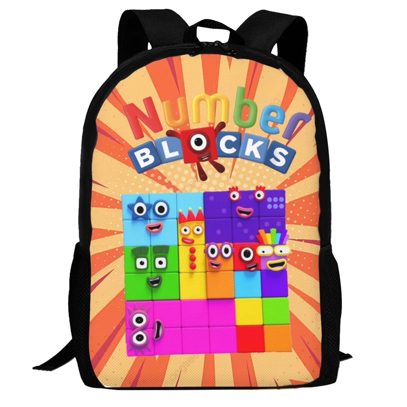 Numberblocks Backpack,3d Print Laptop Backpack Lightweight Casual ...