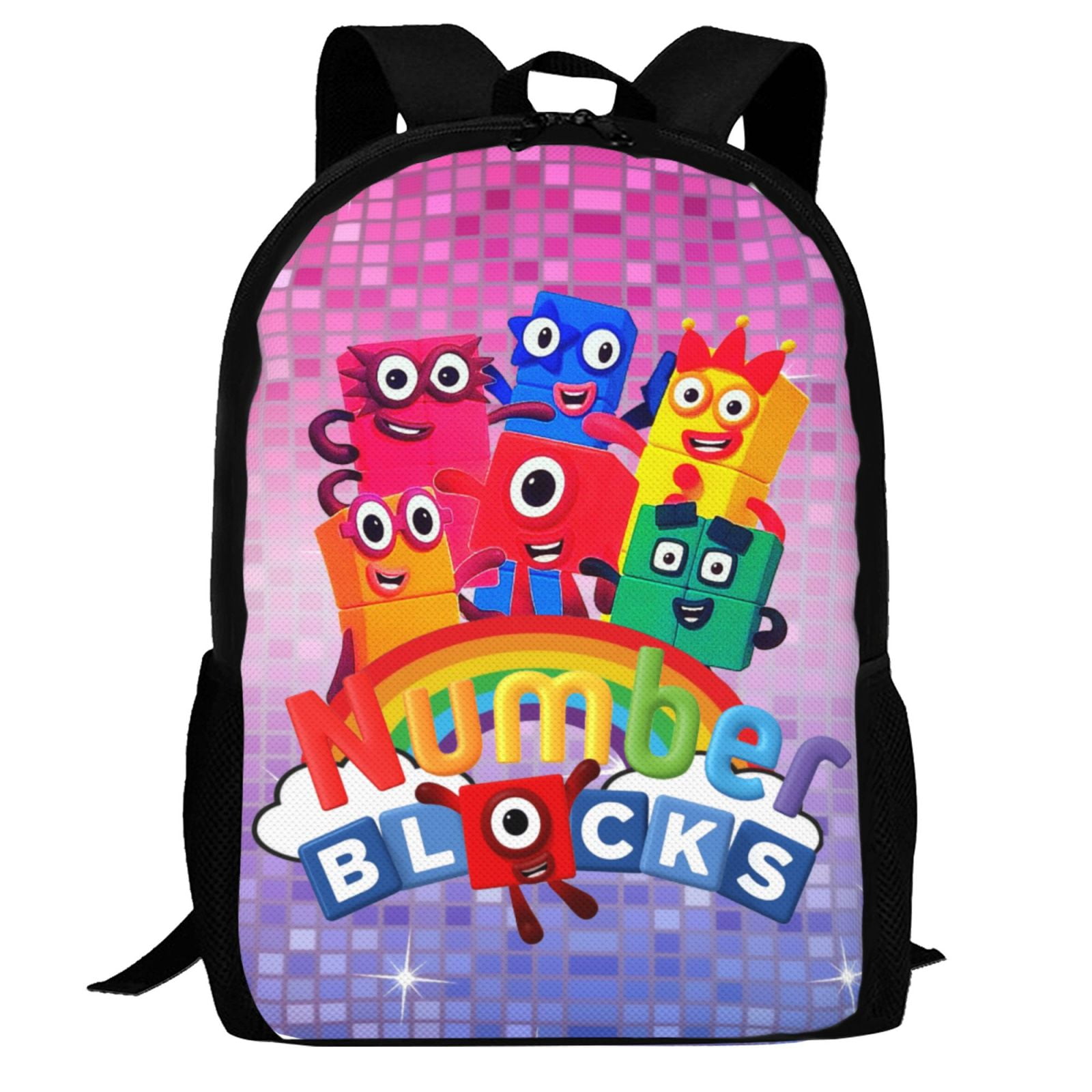 Numberblocks Backpack,3d Print Laptop Backpack Lightweight Casual ...