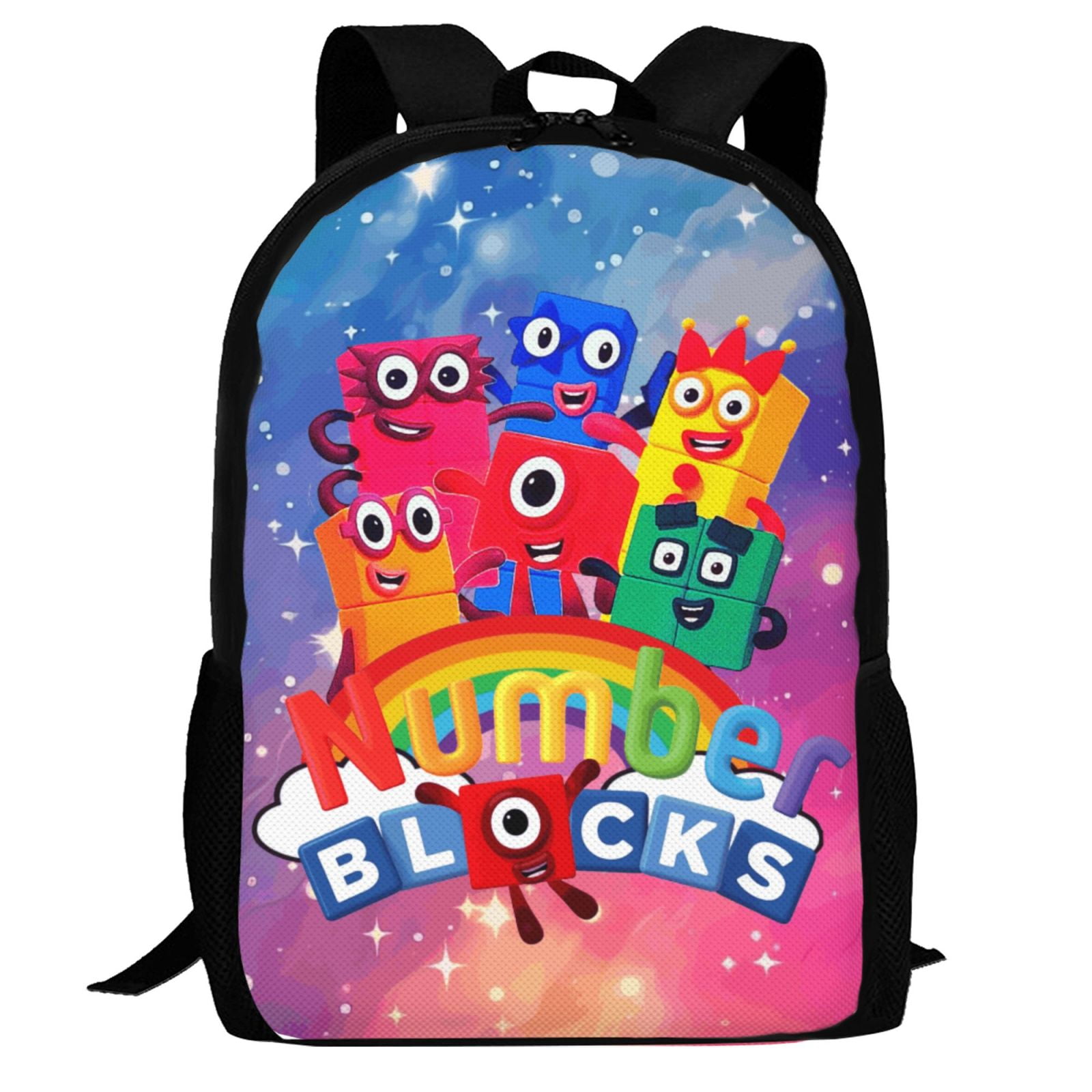 Numberblocks Backpack,3d Print Laptop Backpack Lightweight Casual ...