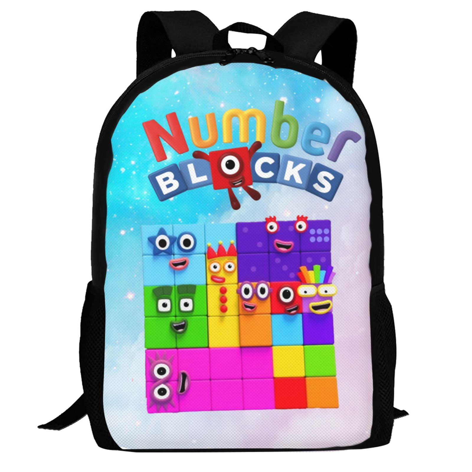 Numberblocks Backpack,3d Print Laptop Backpack Lightweight Casual ...