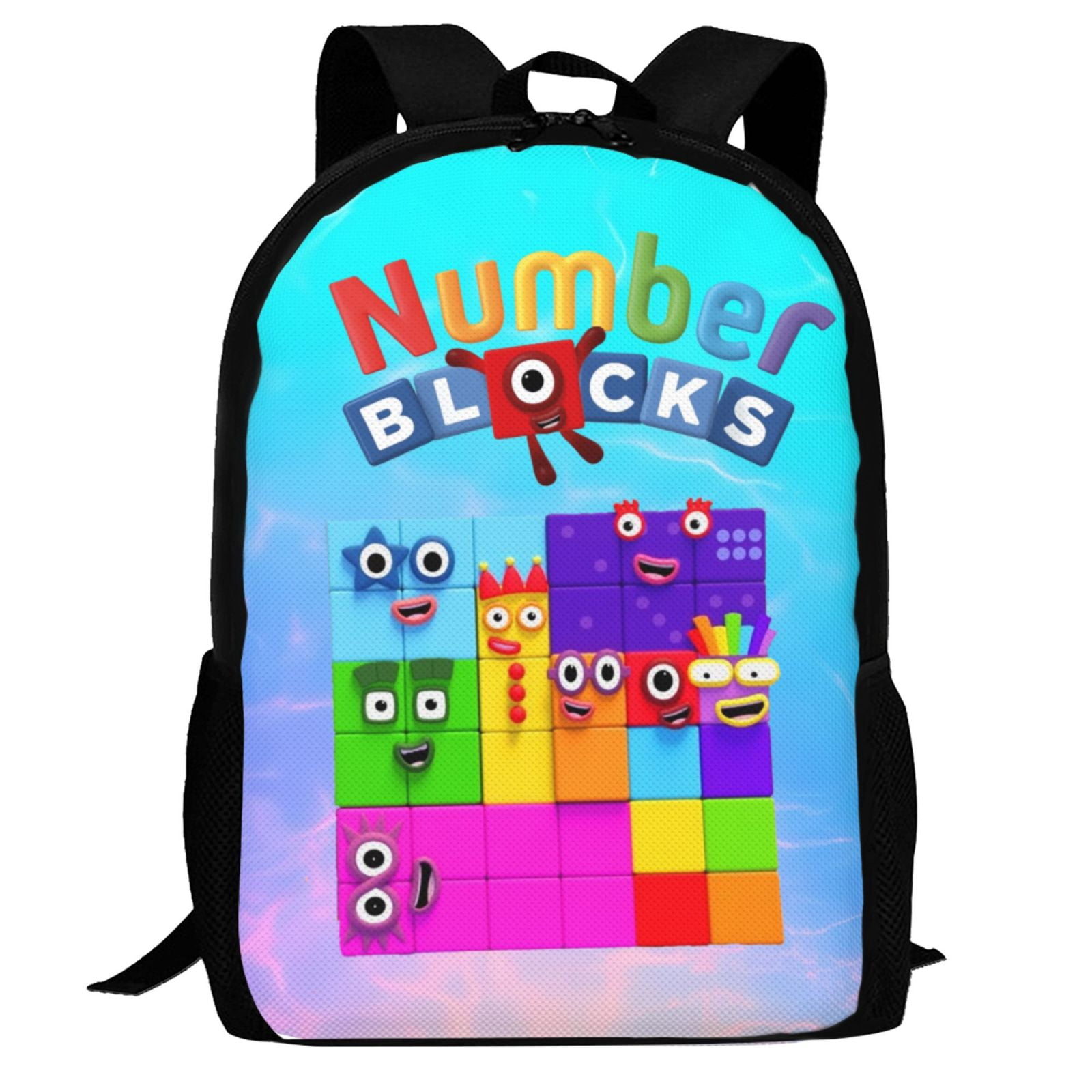 Numberblocks Backpack,3d Print Laptop Backpack Lightweight Casual ...
