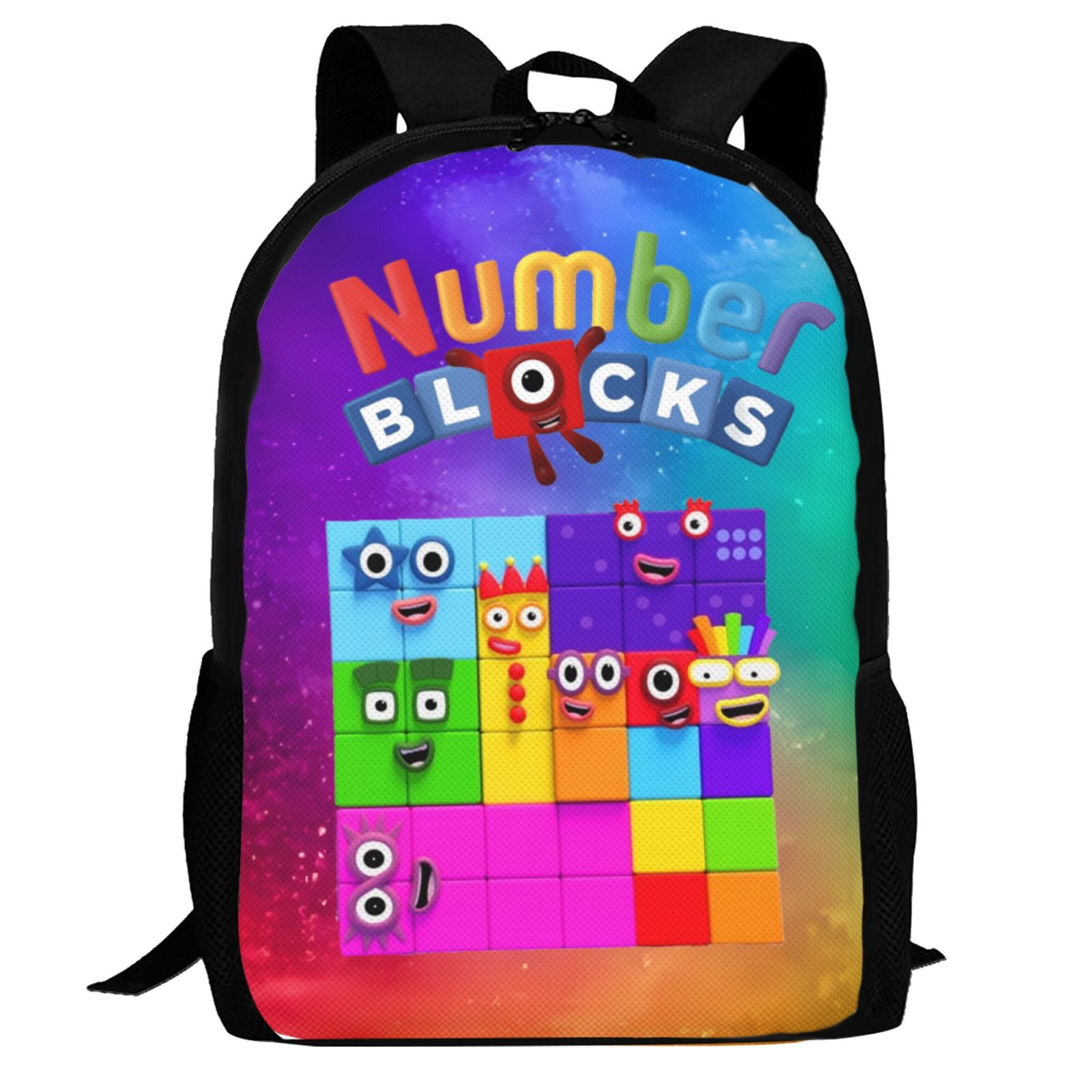 Numberblocks Backpack,3d Print Laptop Backpack Lightweight Casual ...