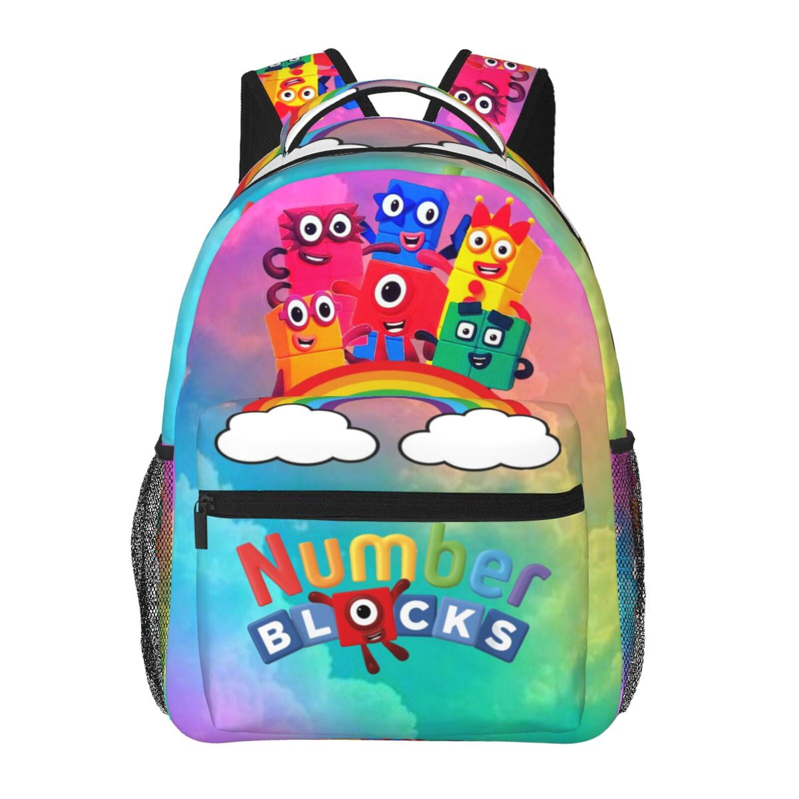 Numberblocks Backpack College Bag Lightweight Bookbag Casual Daypack ...