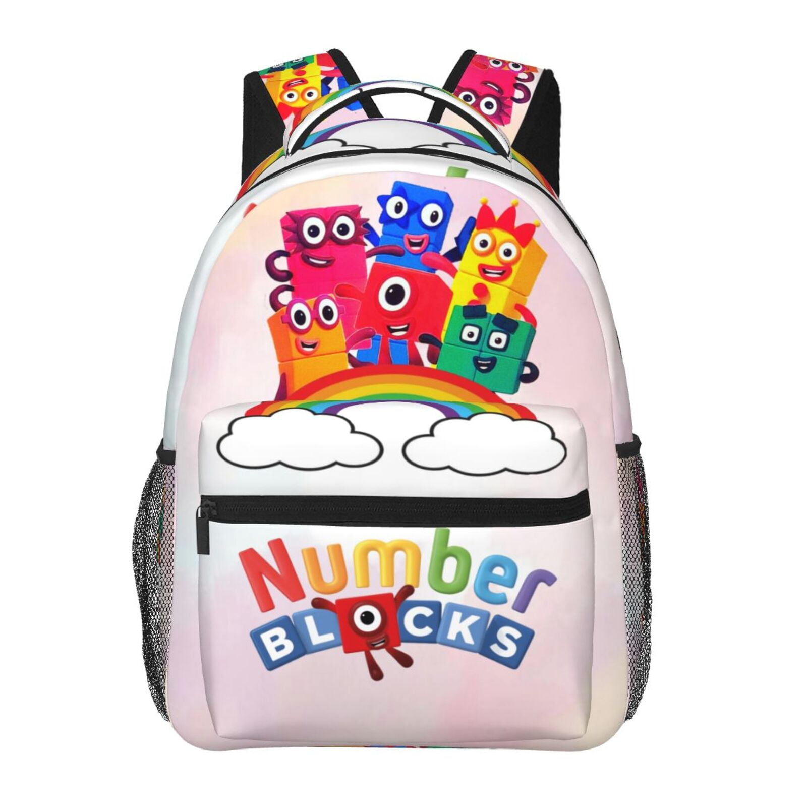 Numberblocks Backpack College Bag Lightweight Bookbag Casual Daypack ...
