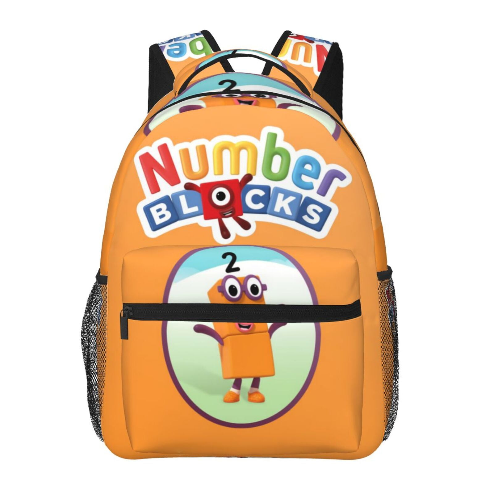 Numberblocks Backpack College Bag Lightweight Bookbag Casual Daypack ...