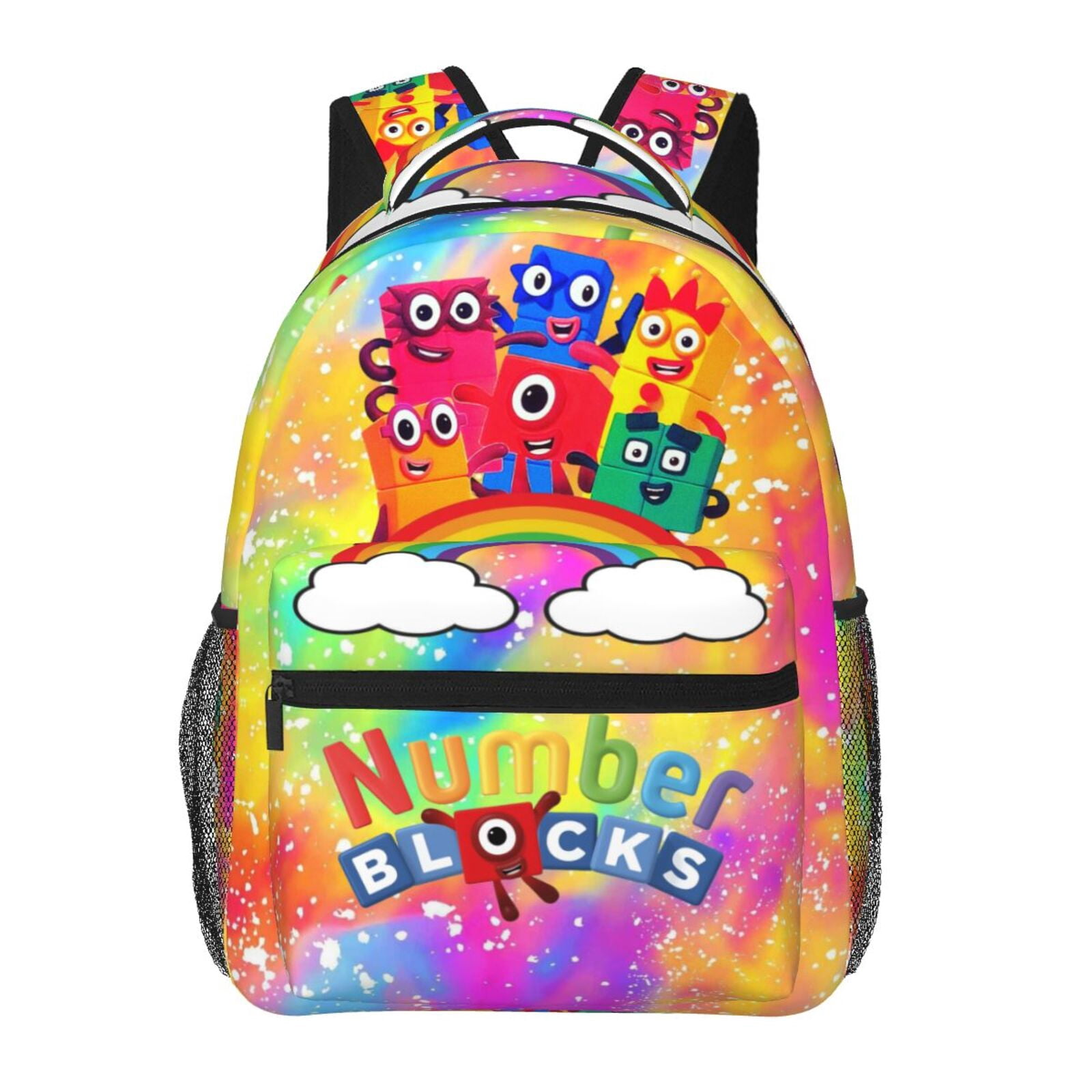 Numberblocks Backpack College Bag Lightweight Bookbag Casual Daypack ...
