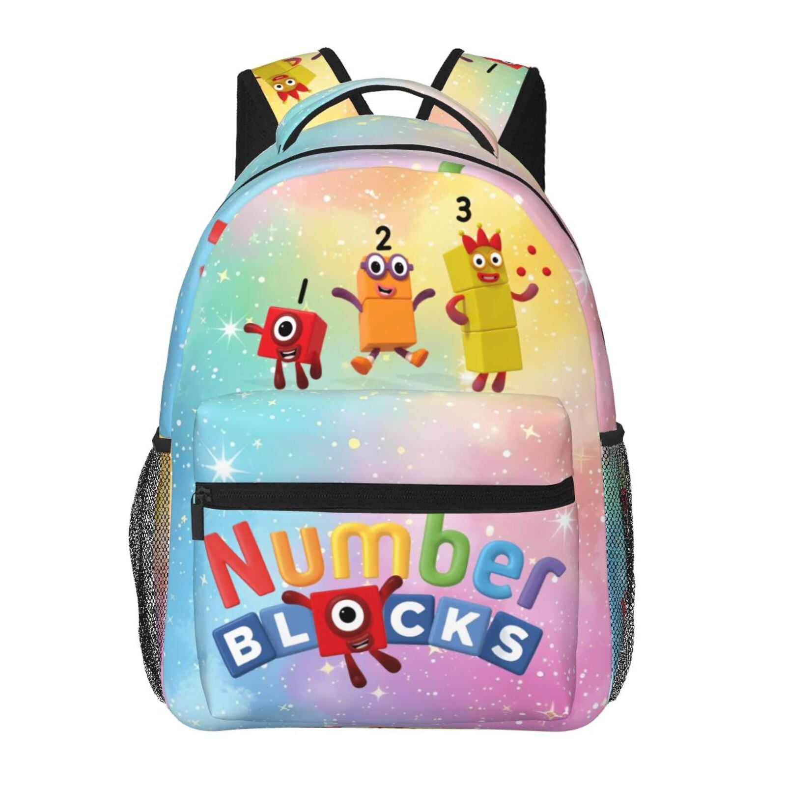 Numberblocks Backpack College Bag Lightweight Bookbag Casual Daypack ...