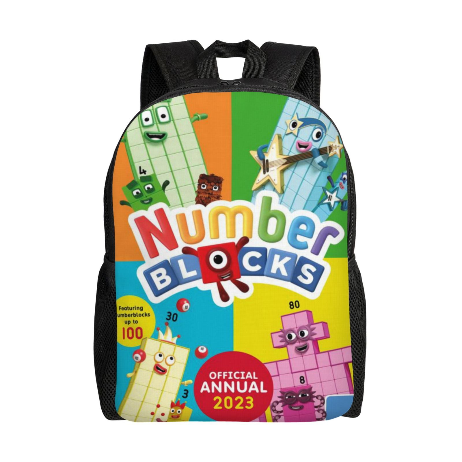 Numberblocks Backpack Large Capacity Multifunctional 17 Inch Laptop ...