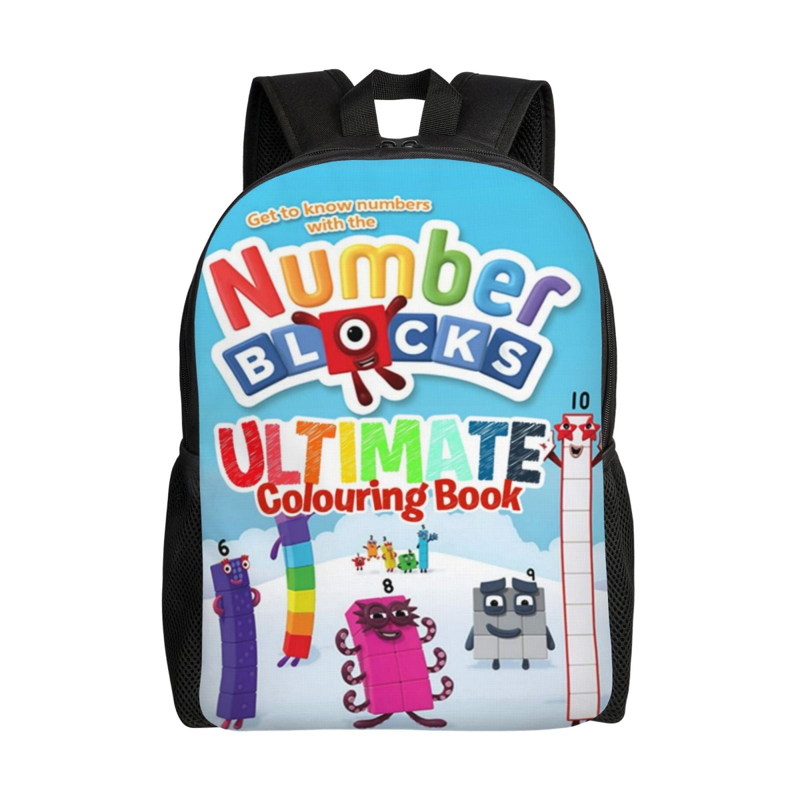 Numberblocks Backpack Large Capacity Multifunctional 17 Inch Laptop ...