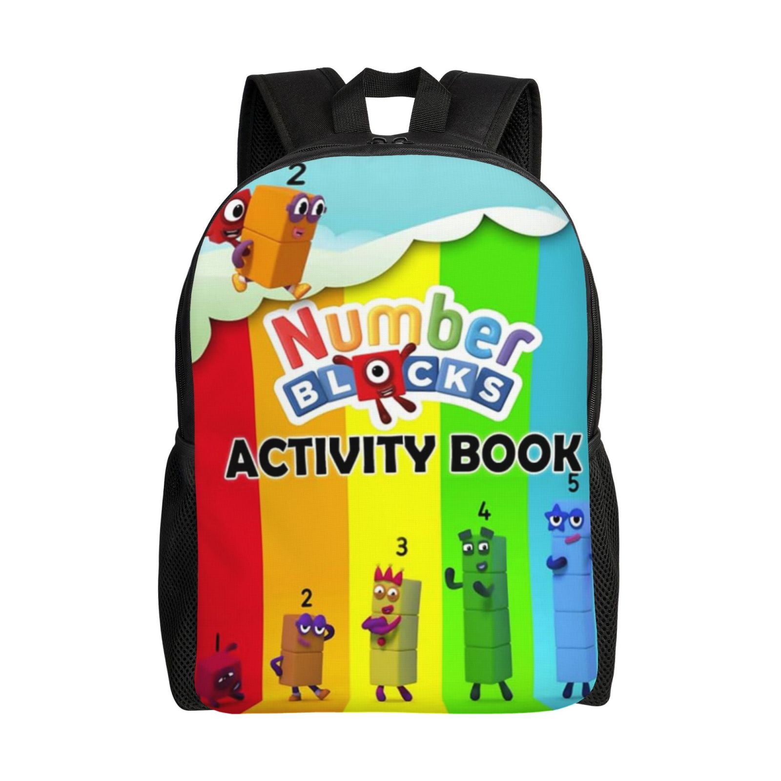 Numberblocks Backpack Large Capacity Multifunctional 17 Inch Laptop ...